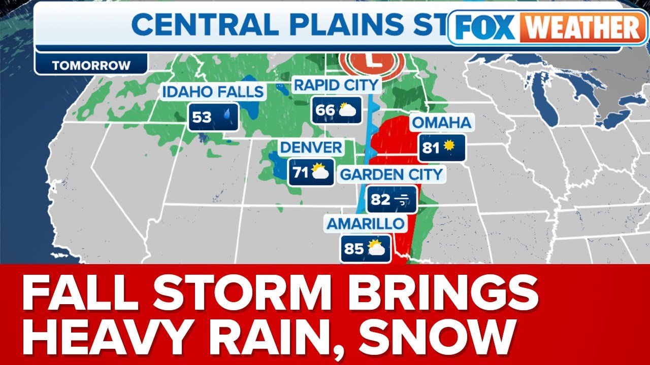 First October Storm To Blast Western, Central US With Snow, Severe ...