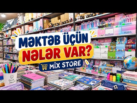 Sədərəkdə Məktəbli Ləvazimatları Topdançısı | MIX STORE-da Nələr Var?