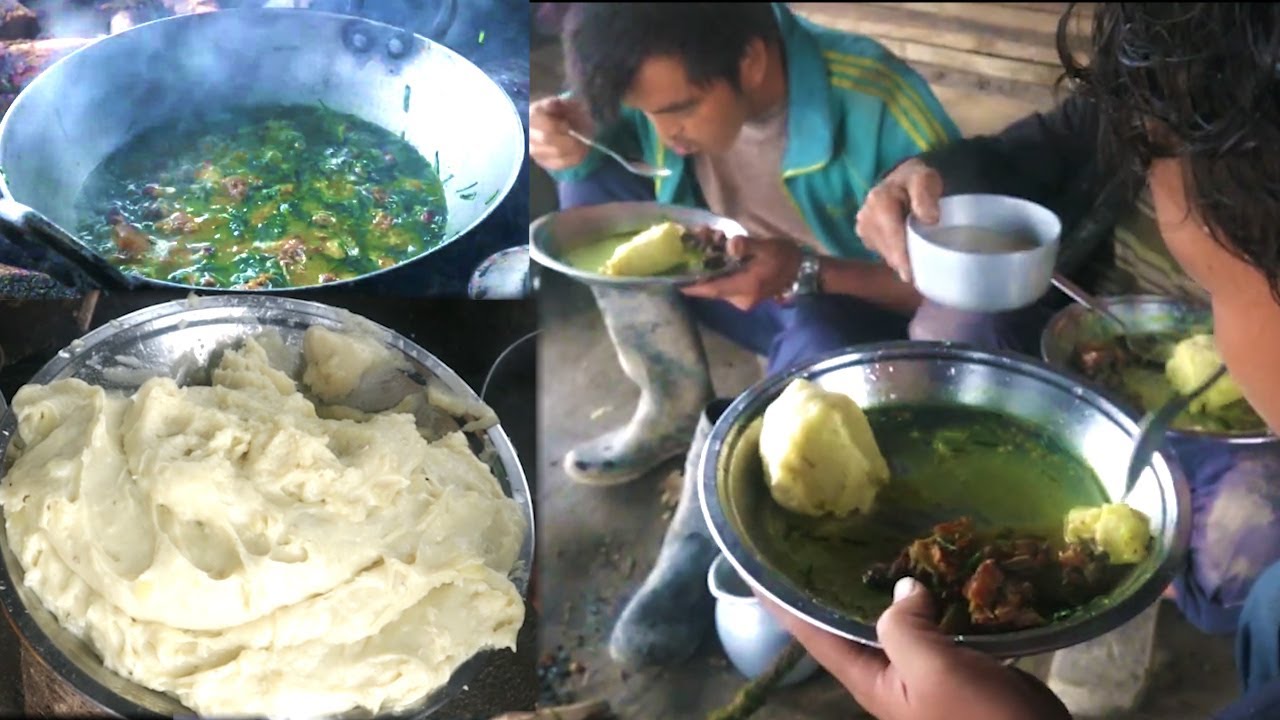 Potato item RILDUK and Dry meat || One of the main food of higher slope ...