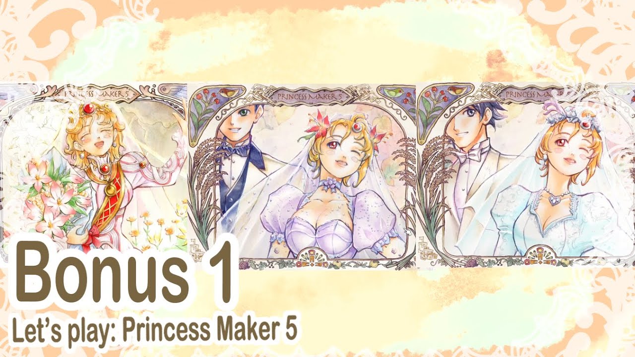 Let's Play: Princess Maker 5 bonus 1 || Marriage - YouTube