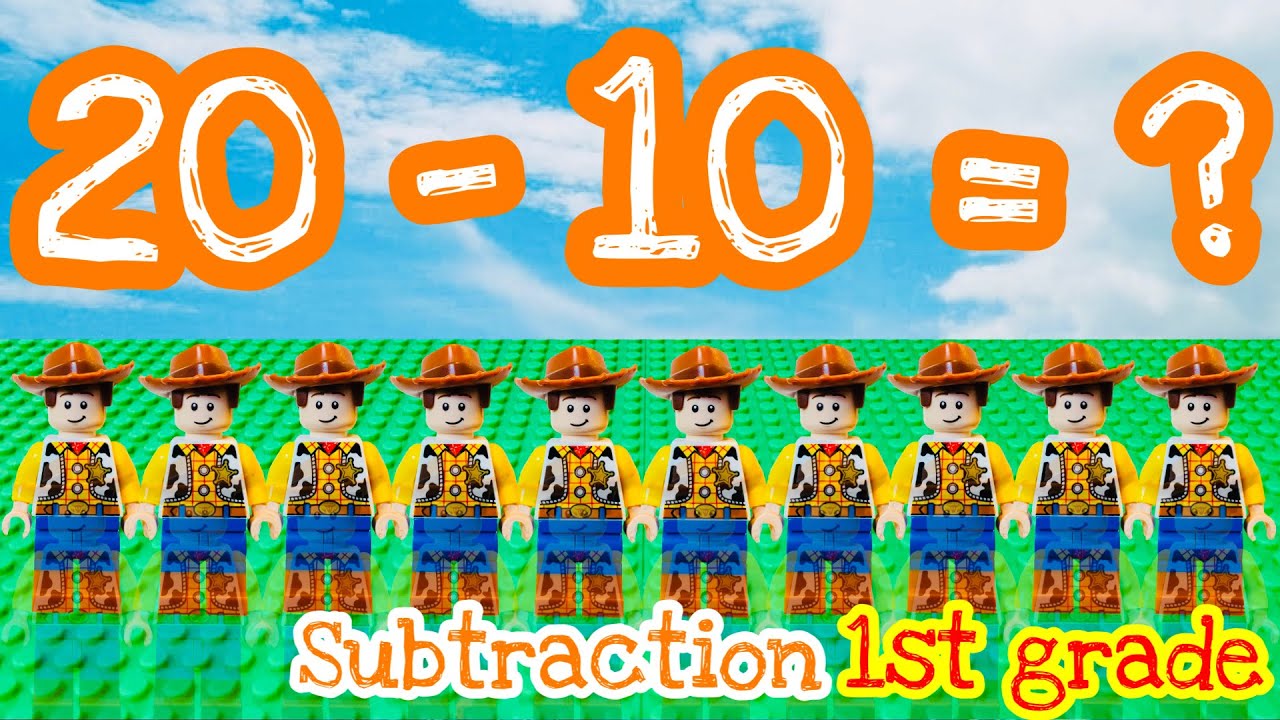 Educational Video - Subtraction, First Grade, Math LEGO Videos, Elsa ...