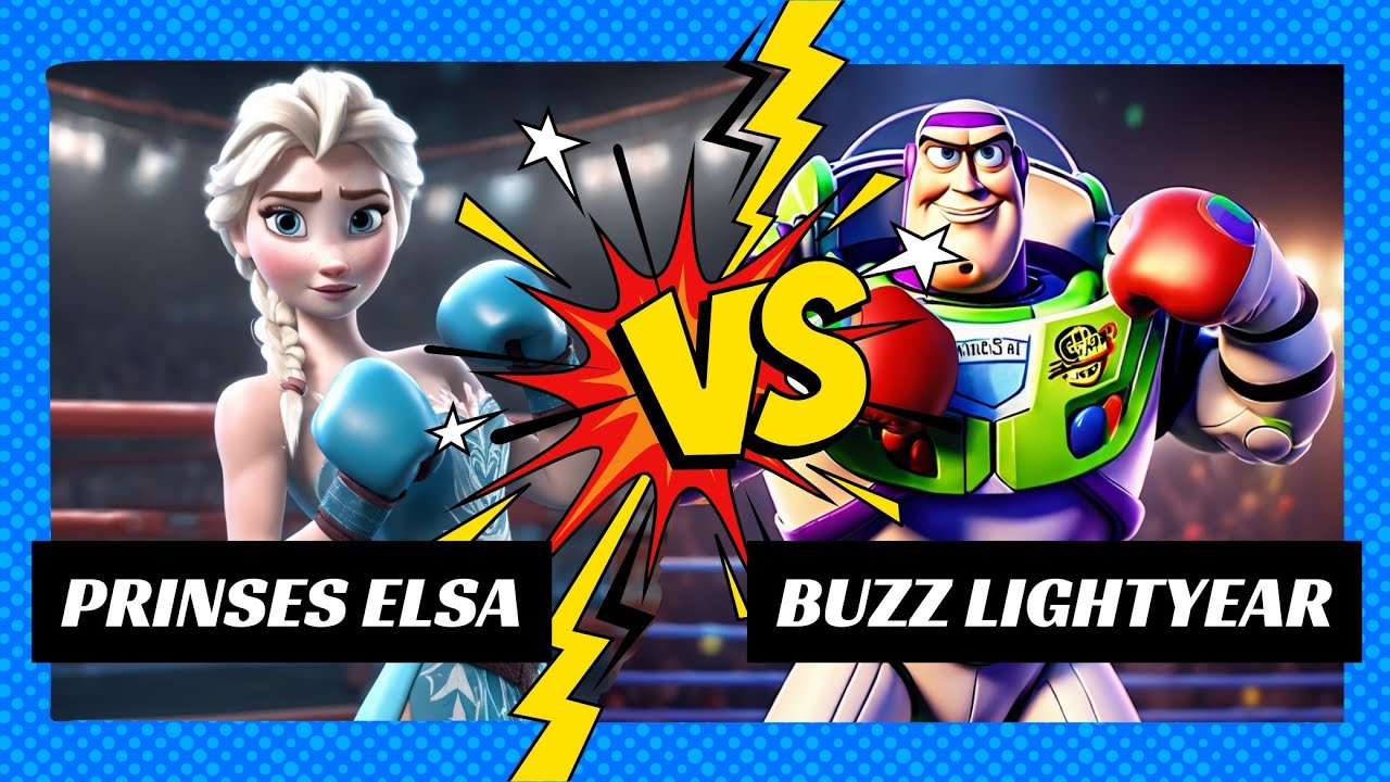 Buzz Lightyear vs Elsa: Frozen Battle Across the Stars! - YouTube