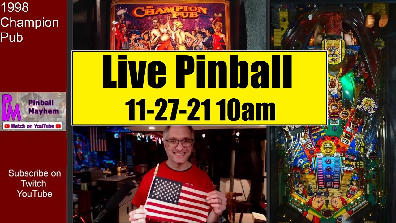 Live Pinball - The Champion Pub - Williams 1998 - YouTube