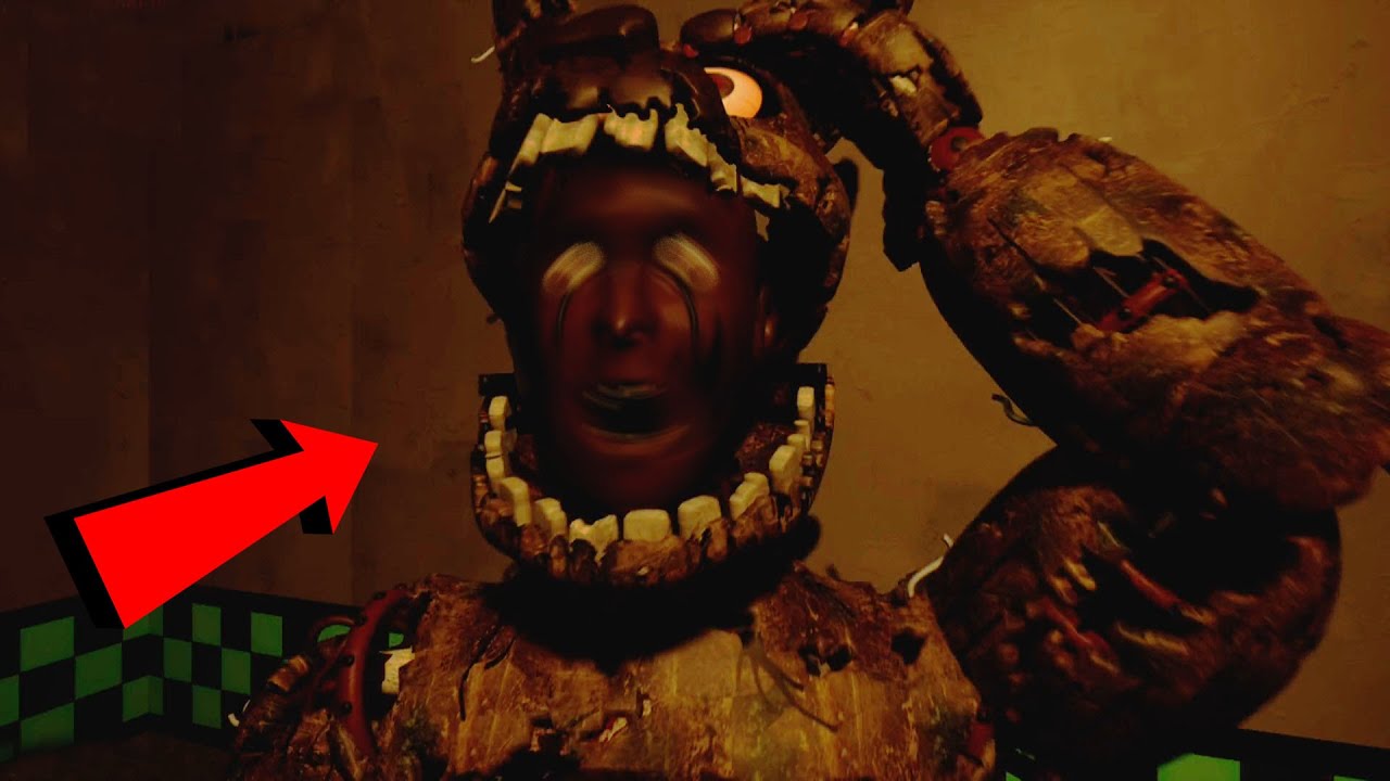 SPRINGTRAP ABRE SU CABEZA PARA DEVORAR AL GUARDIA!! | FNAF Help Wanted ...