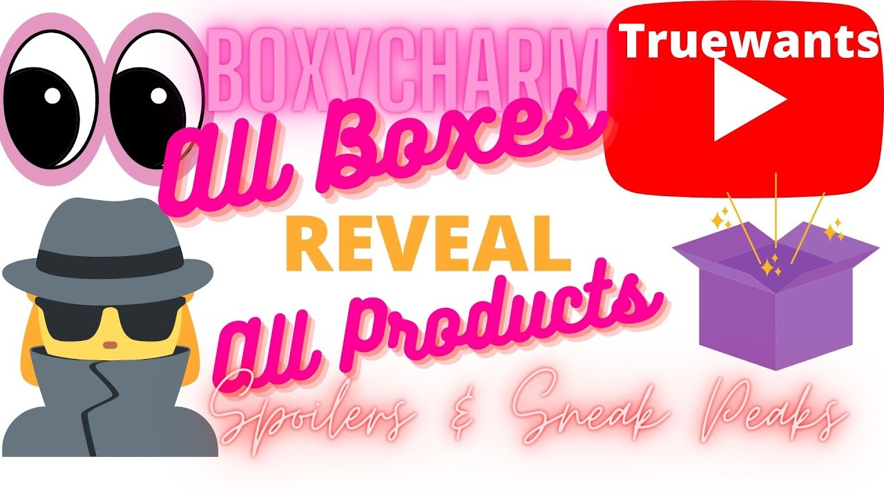 Boxycharm January 2023 Spoiler ALL Boxes ALL Products REVEAL Base ...