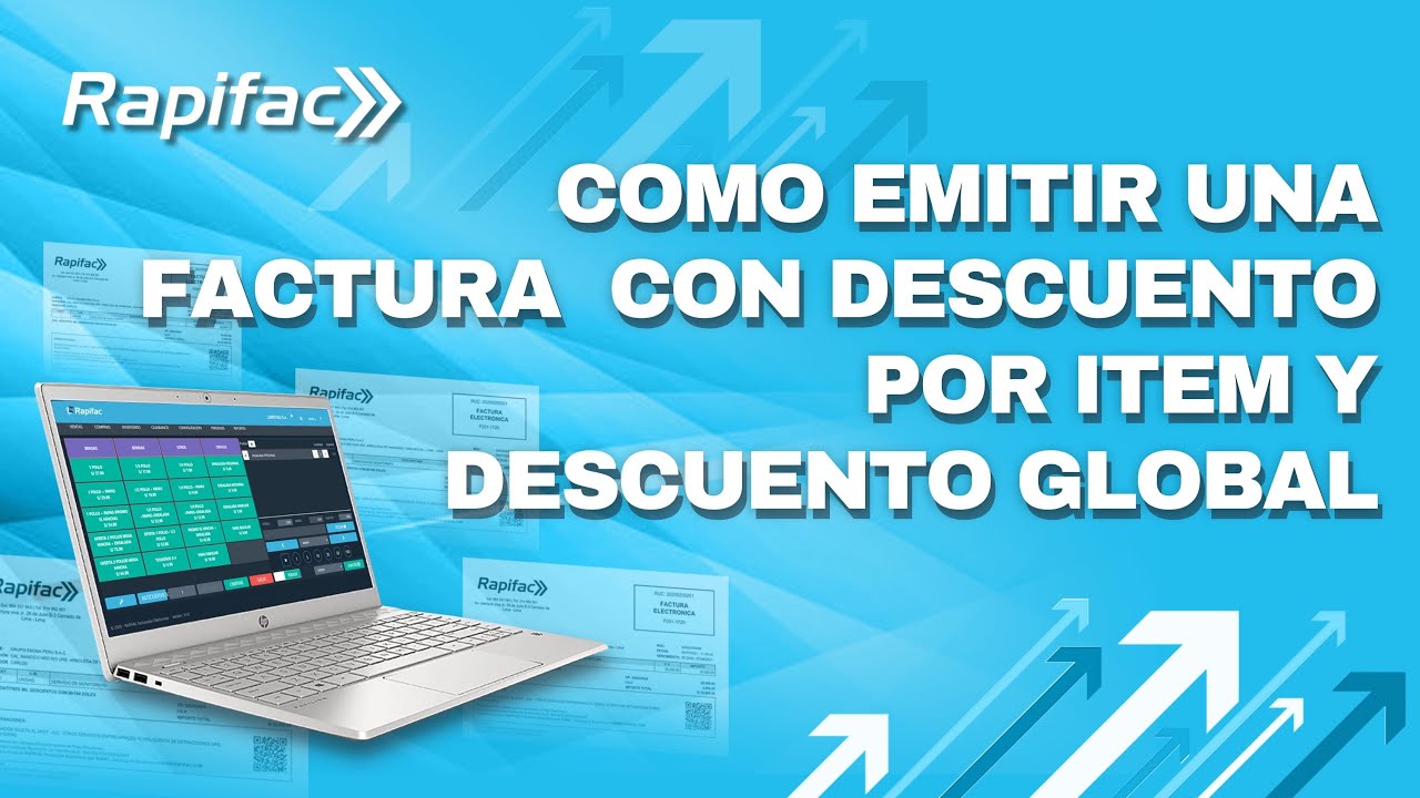 COMO EMITIR UNA FACTURA CON DESCUENTO POR ITEM Y DESCUENTO GLOBAL | # ...