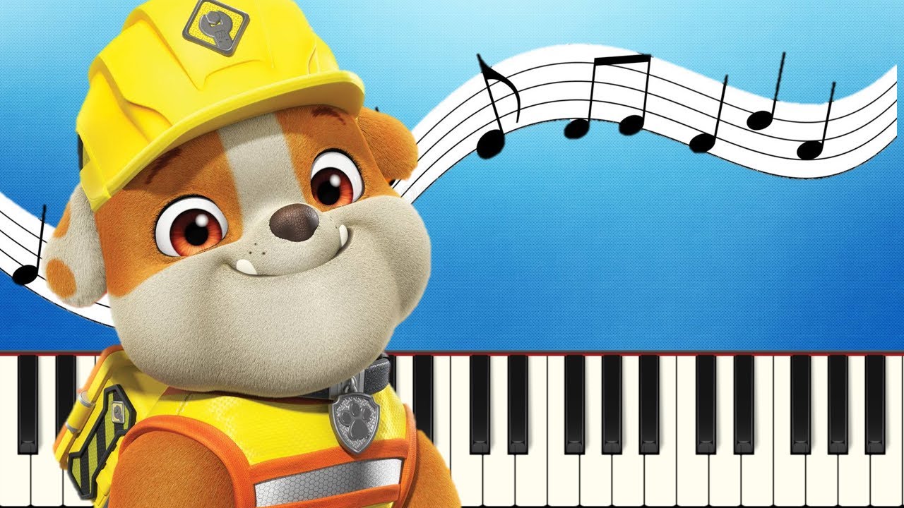 Rubble And Crew Theme Song Sheet Music - YouTube