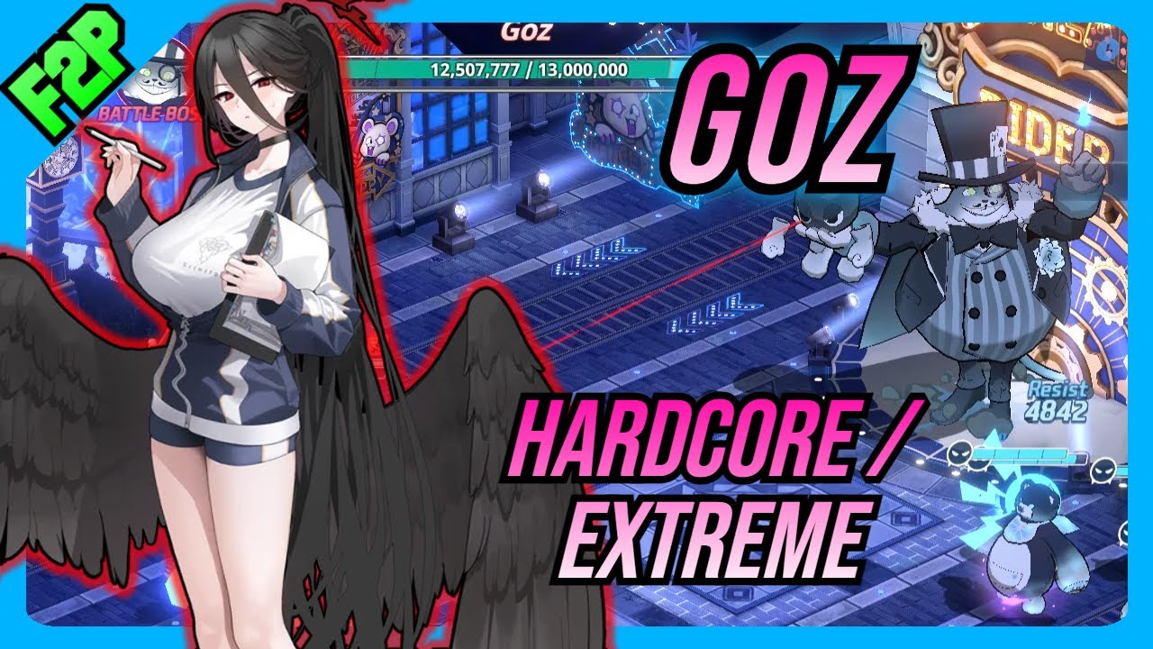 [Blue Archive] Goz Hardcore y Extremo Equipo F2P - YouTube