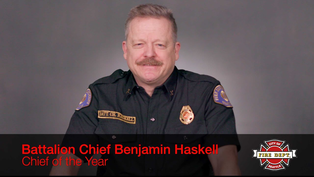 2023 Chief of the Year: Battalion Chief Ben Haskell - YouTube