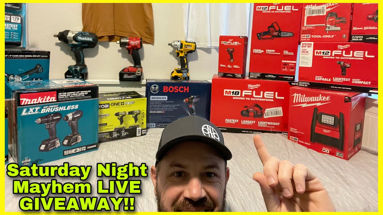 Join Us On Our LIVE Saturday Night Mayhem GIVEAWAY! Every Saturday ...