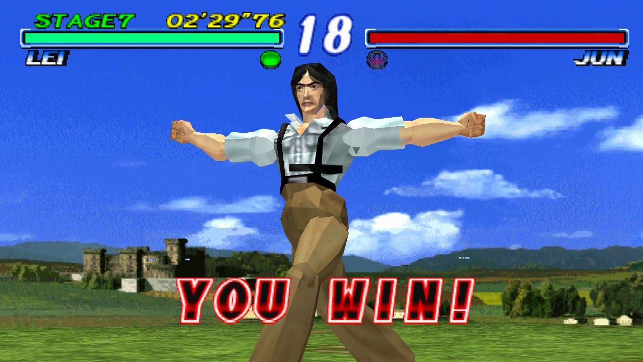 PS1 - Tekken 2 - Lei Wulong Playthrough [4K:60FPS] - YouTube