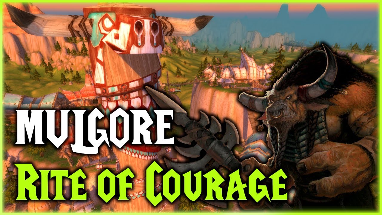 WoW Quest - Rite of Courage - YouTube
