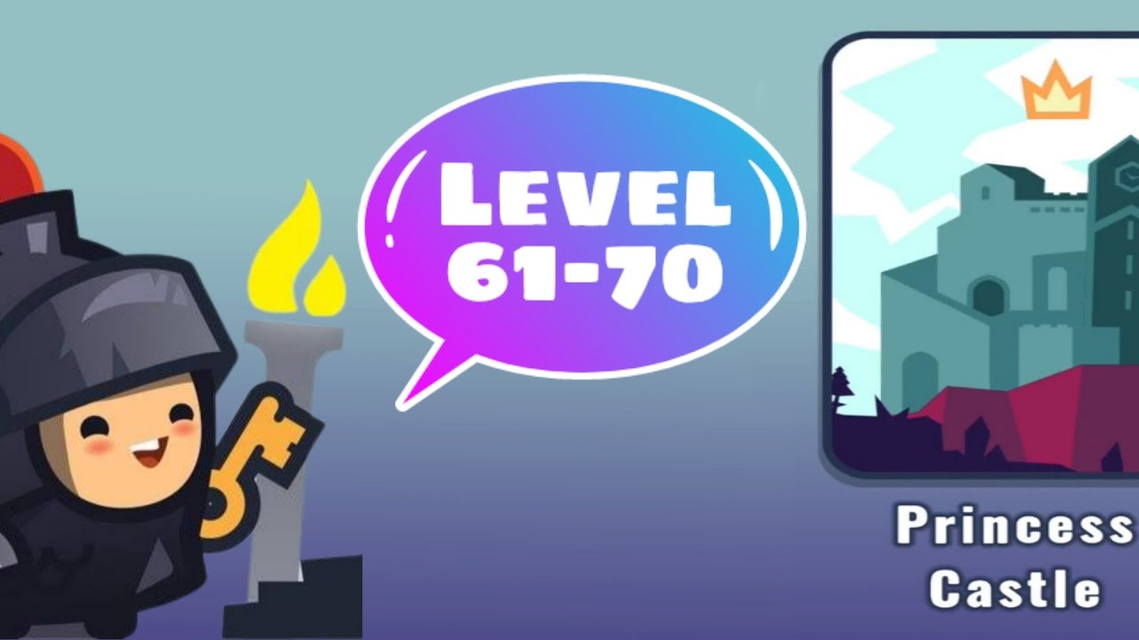 Tricky castle - Princess castle level 61-70 - YouTube