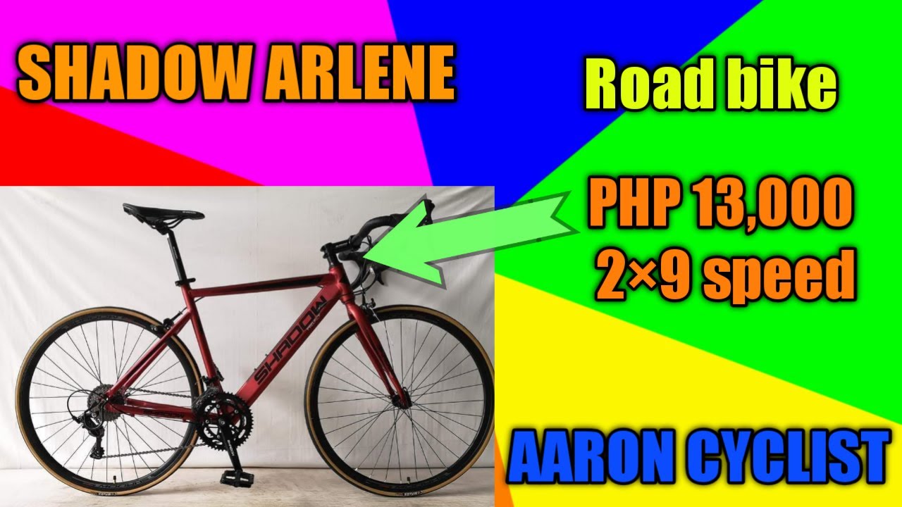 SHADOW ARLENE | 13k ROAD BIKE | SENSAH IGNITE GS | AARON CYCLIST - YouTube