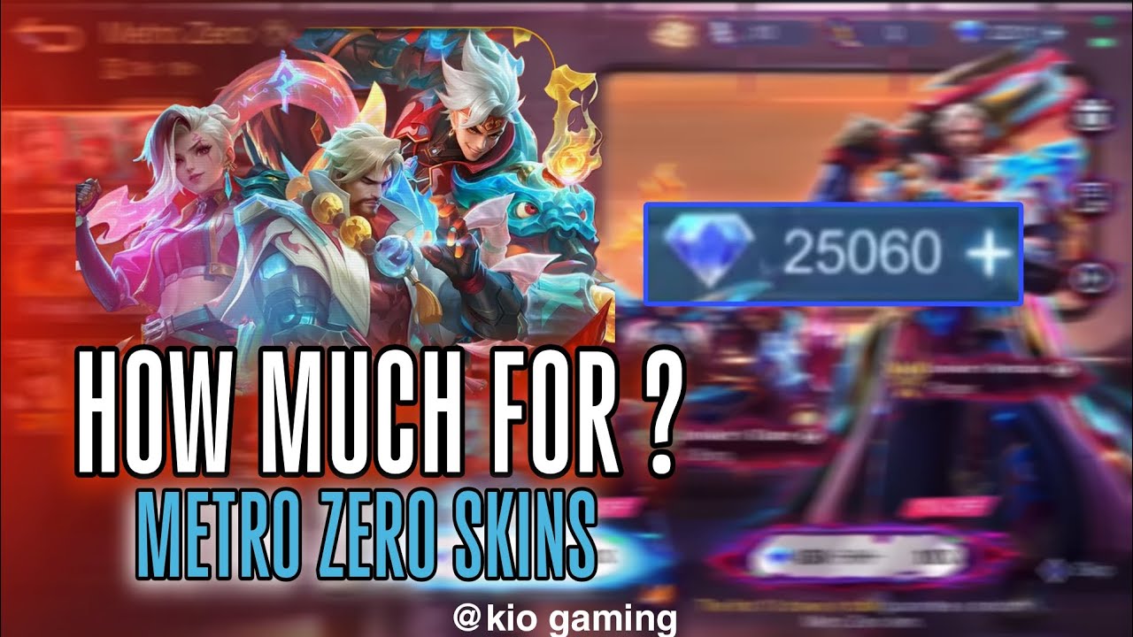 How much for metro skins ? I spent all my diamond 💎 to get metro skins ...
