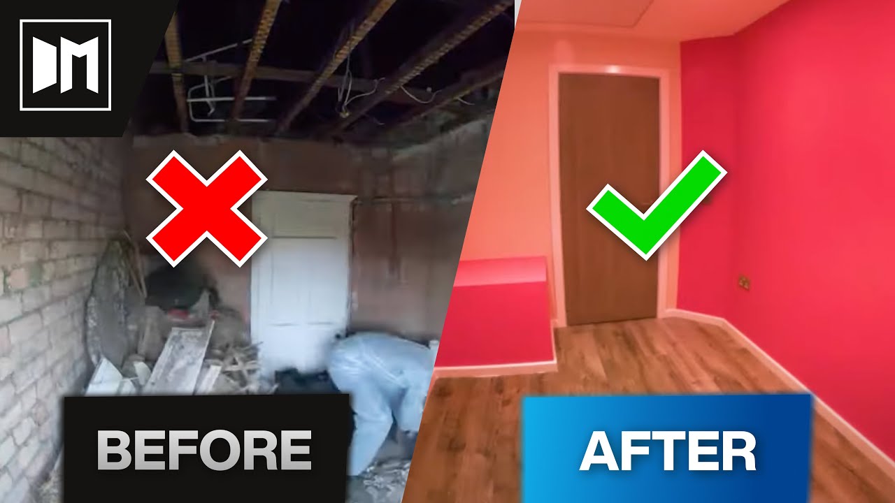 Complete Room refurbishment in 2:30 minutes / Renovation - YouTube