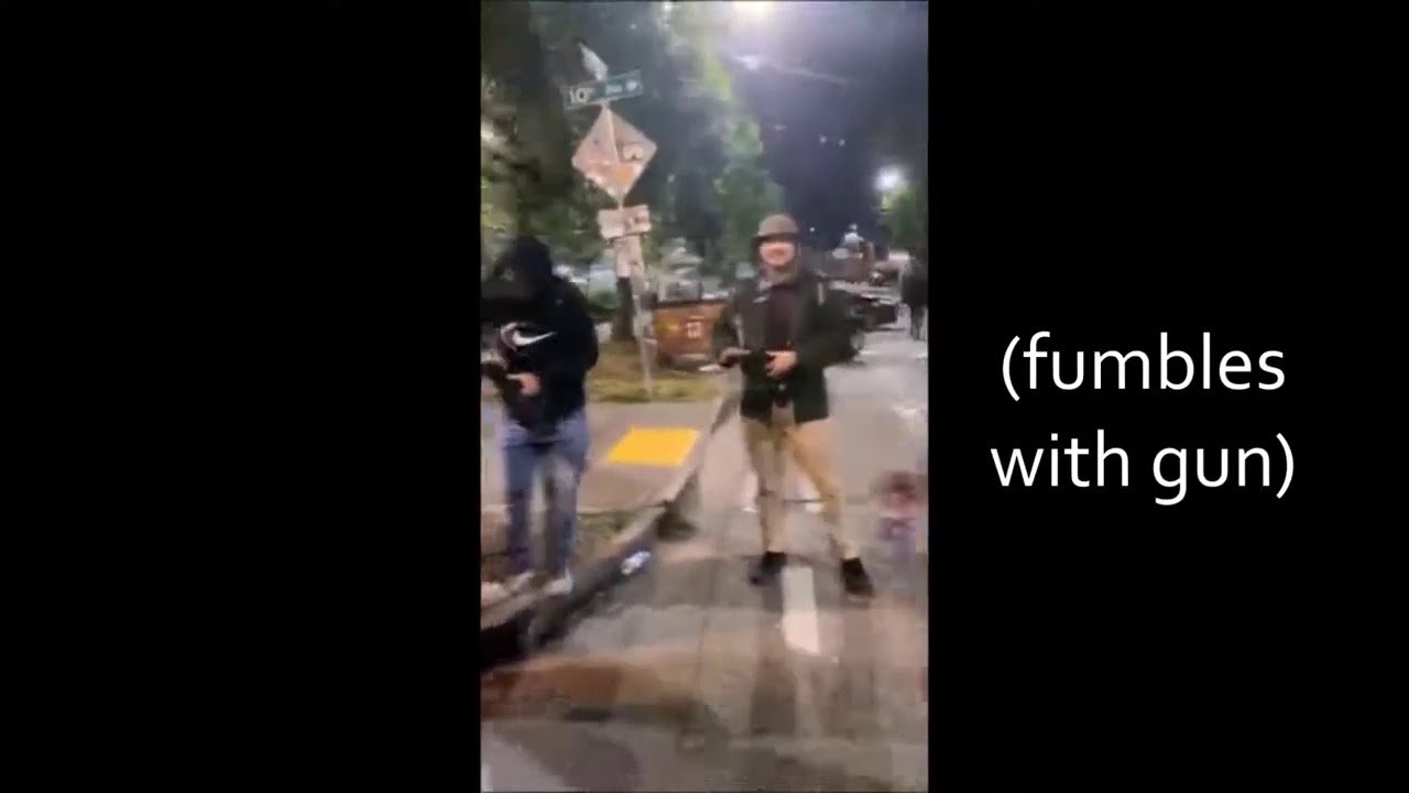 CHOP Raz Simone Handing Out AR-15 to Stranger - YouTube