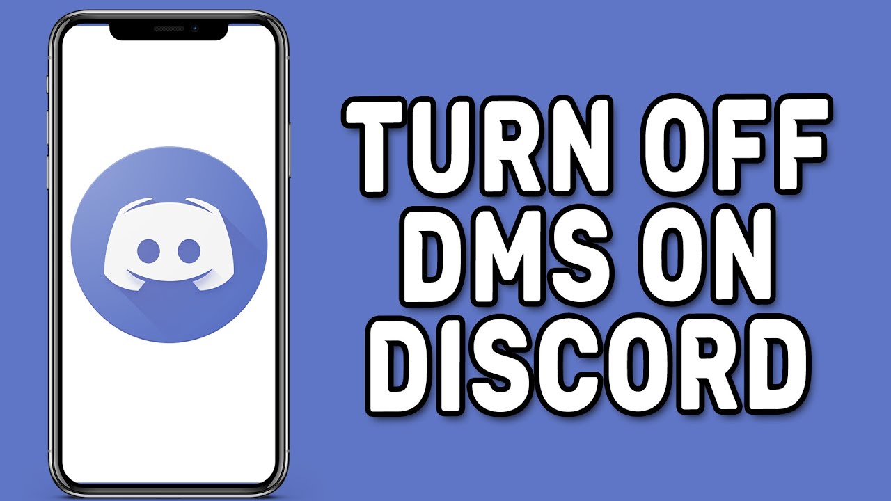How to Turn Off DM's on Discord - YouTube