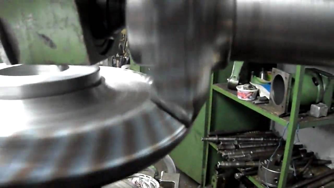 asentado de engranajes conico helicoidal FEC - YouTube