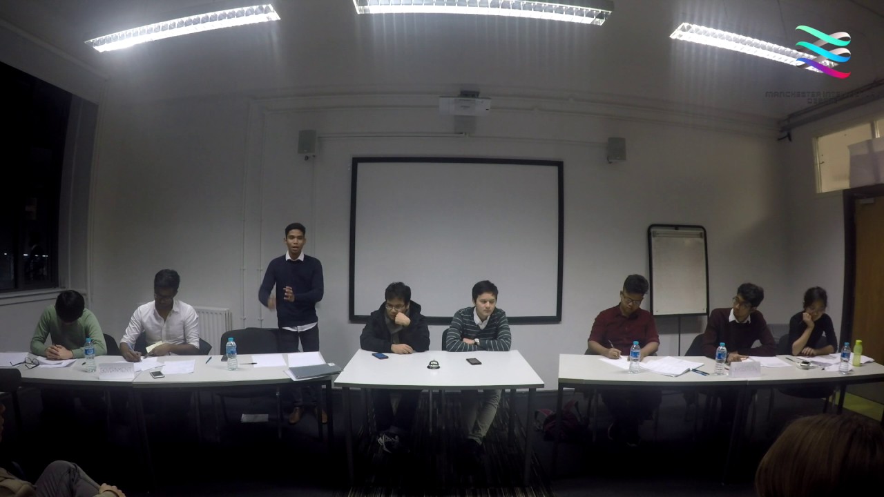 Manchester Intellectual debate 2017 : English Debate workshop - YouTube