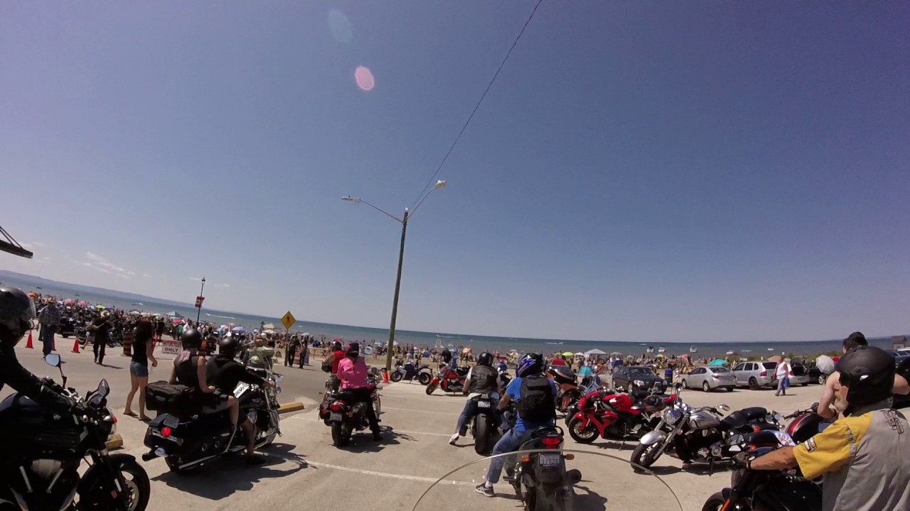 wasaga beach Bike Rally 2017 - YouTube