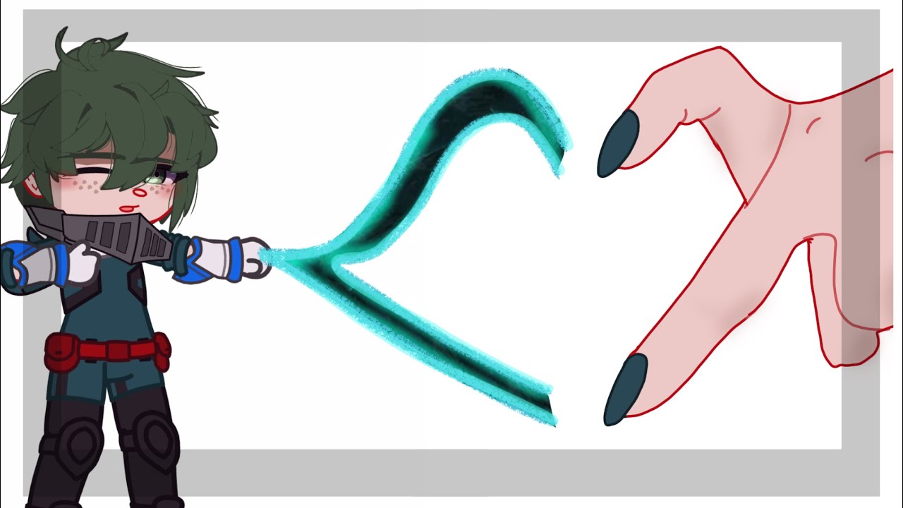 🫶 do a finger heart with deku 💚 [] mha gacha [] trend/meme - YouTube