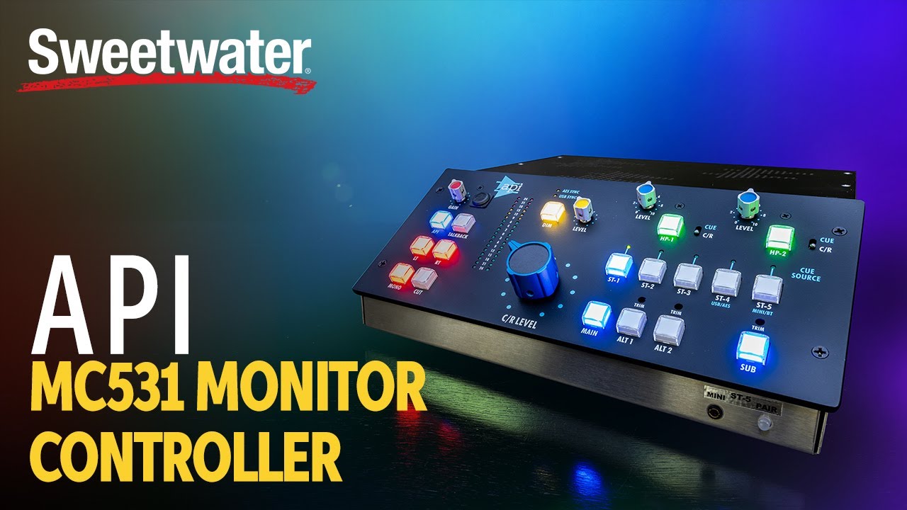 API MC531 - Console Style Monitor Control for Pro and Home Studios ...
