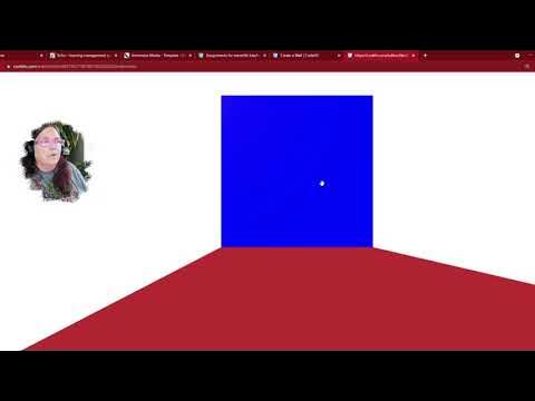 Codehs.com intro to VR Unit 1 lesson 1.2.8 & 1.2.9 Create a floor & Create a Wall - YouTube