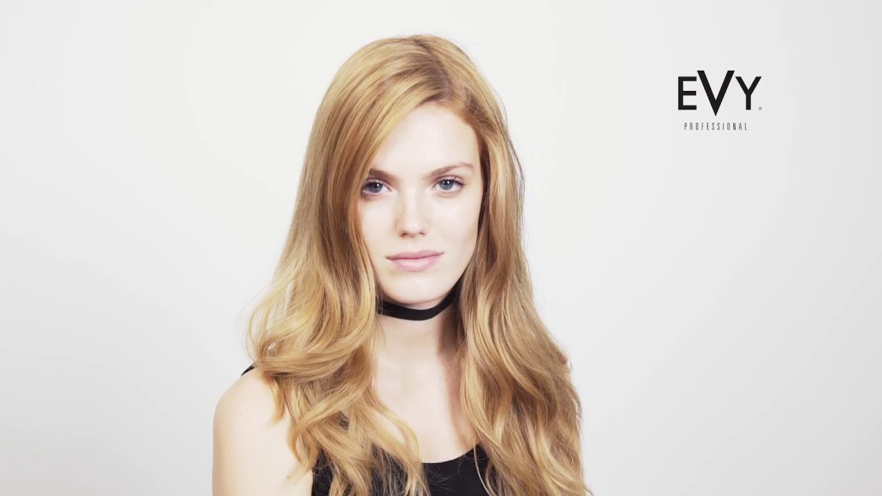 Glossy glamour waves with EVY Professional - YouTube