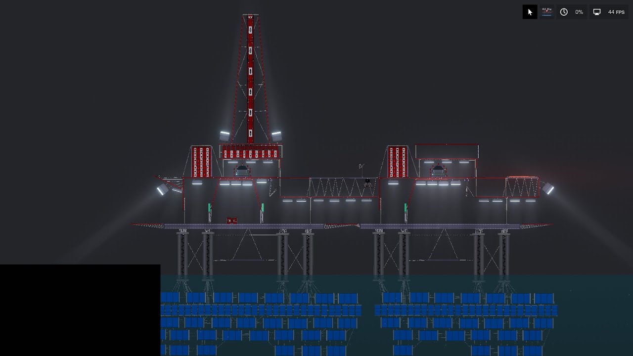 Blowing up an oil rig in People Playground - YouTube