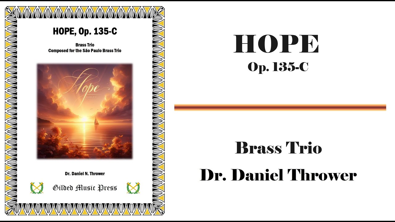 Hope │ Brass Trio │ Dr. Daniel Thrower - YouTube