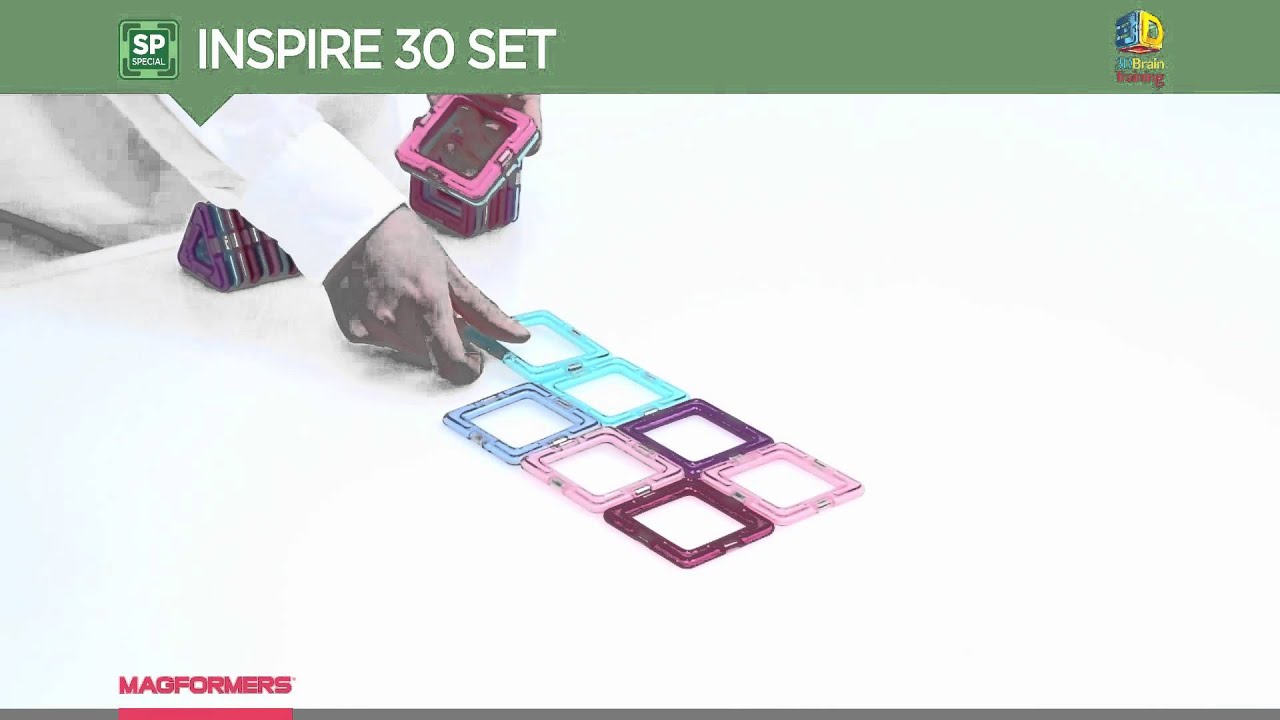 Magformers Inspire 30 Set - YouTube