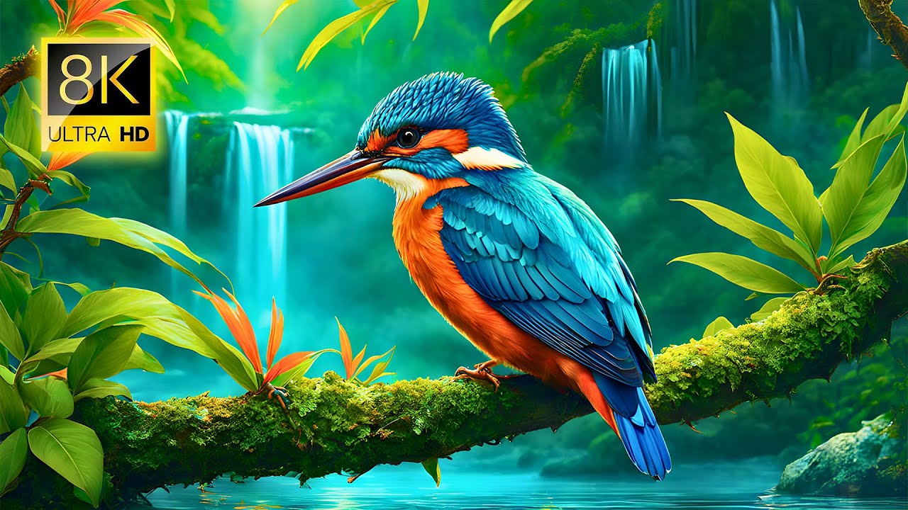 Kingfisher in 8K HDR | Stunning Ultra HD Nature Video | 8K Vistas - YouTube