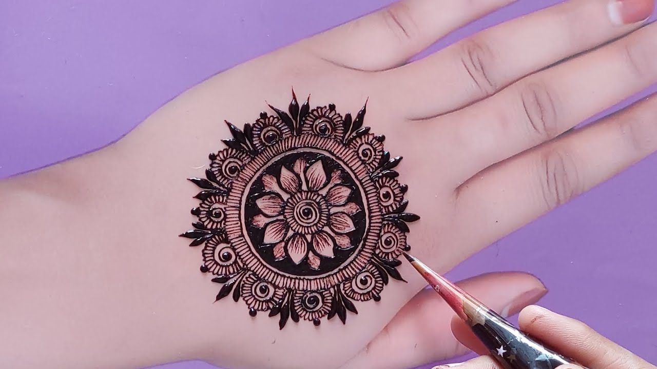 Tikki mehndi designs for Eid_New gol tikki & tricks mehandi designs ...