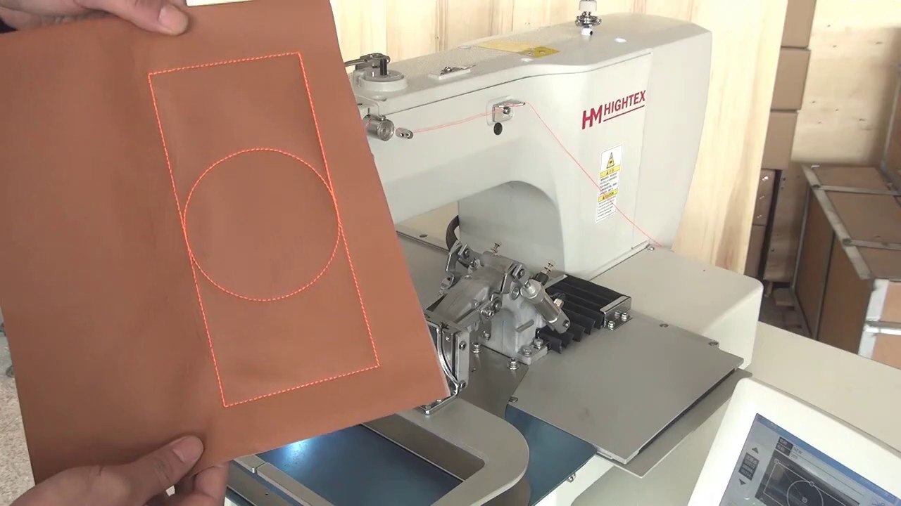 BAS-326G Programmable pattern sewing machine for leather bag making ...