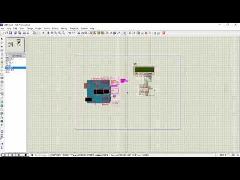 Simulasi Arduino I2C LCD dengan Proteus - YouTube