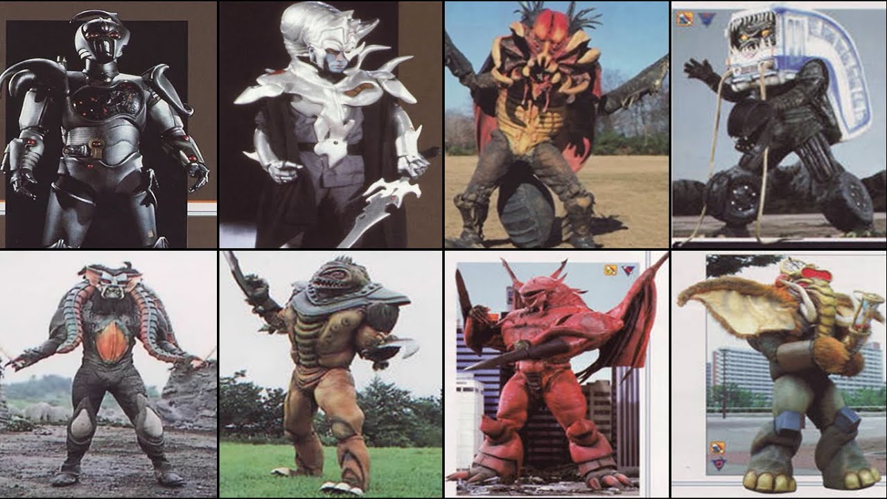All Jetman Monsters/Villains - YouTube