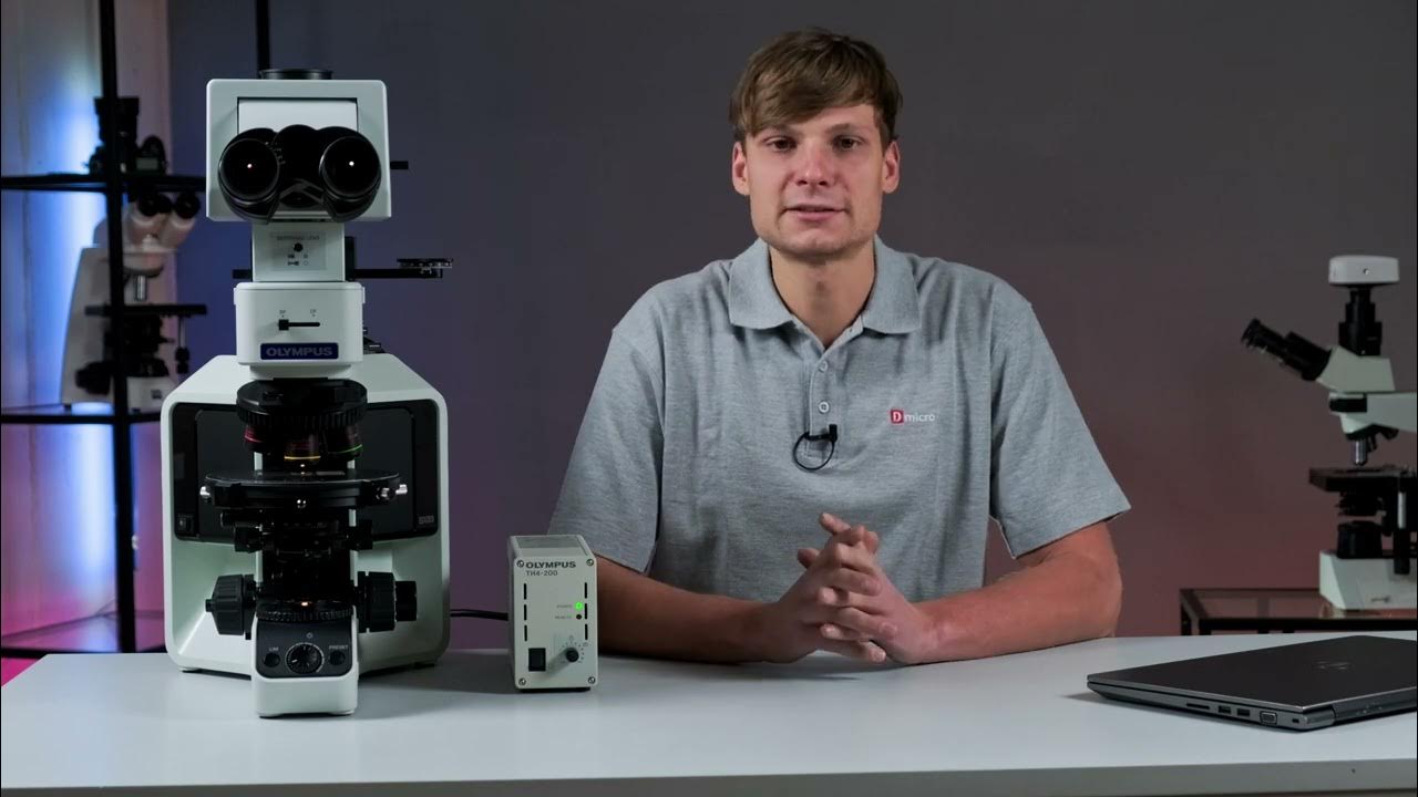 Поляризационный микроскоп Olympus BX53P - YouTube