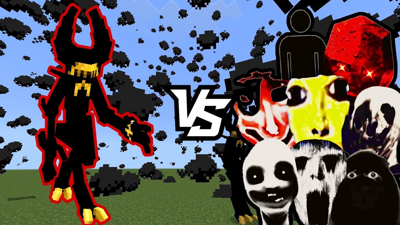 Ink Demon [Bendy And the Dark Revival] VS Gmod Nextbots in Minecraft PE ...