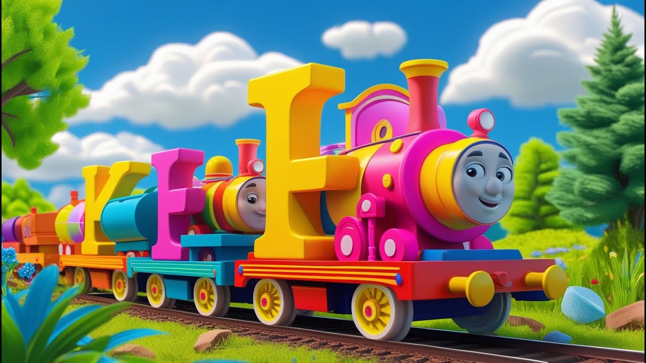ABC Song| Phonics Song & Train& Balloon Song| Nursery Rhymes |Kids ...