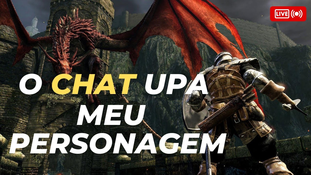 DARK SOULS MAS O CHAT ESCOLHE O QUE VOU UPAR #darksouls #vtuber - YouTube