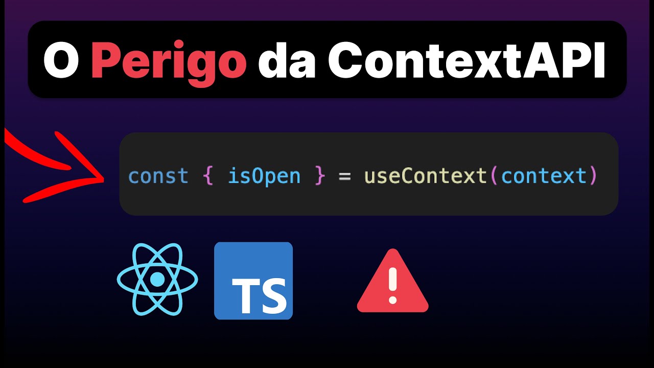 O Problema Em Usar A Contextapi Do React Youtube