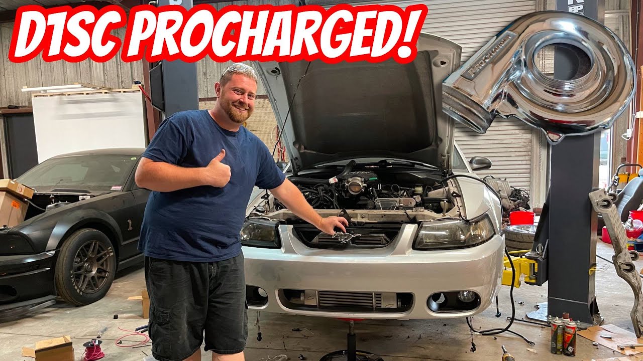 Massive Intercooler and Polished D1SC Procharger for my High School ...