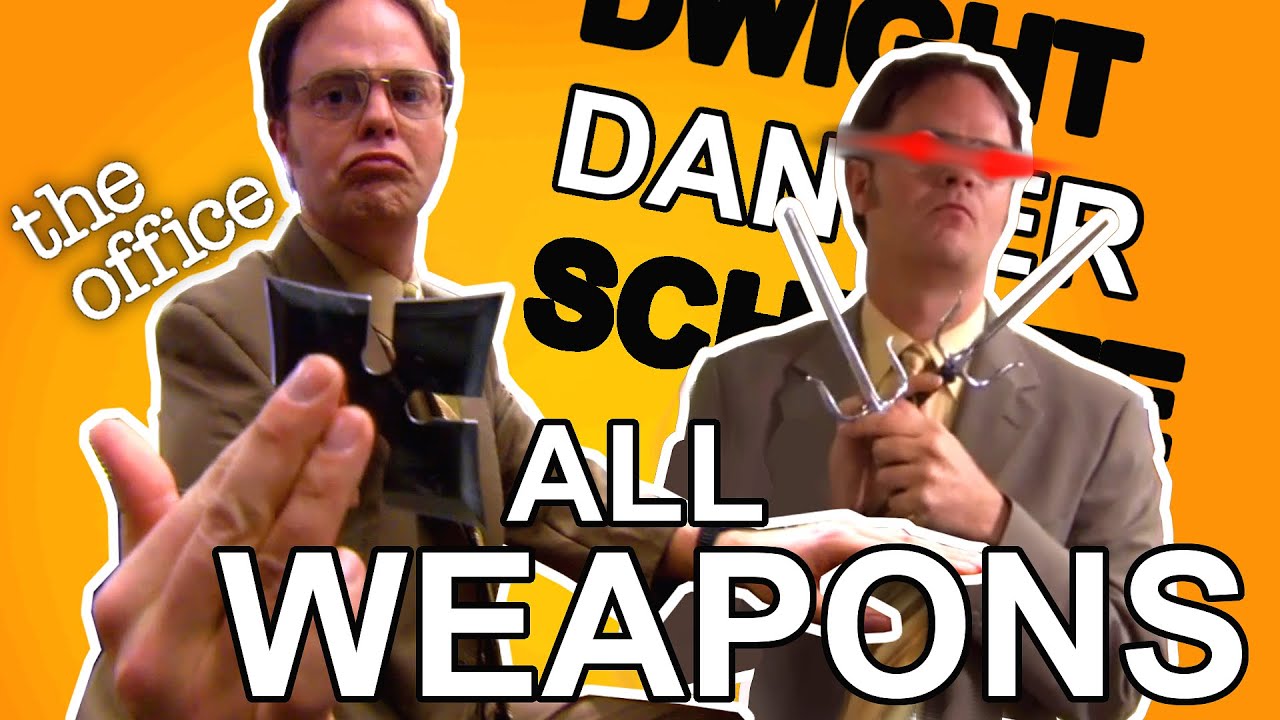 The Office | *ALL* (all of them) Dwight Shrute Weapons | HD 1080p - YouTube