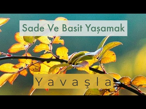 Huzurlu Yaşamın Sırrı | Yavaşla | Yavaş Yaşam - Sade Ve Basit Yaşamak | Rahatlatıcı Video