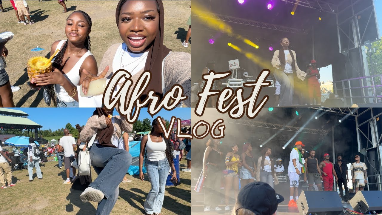 VLOG | Come with me to Afro Fest, I can't believe I went on stage ...