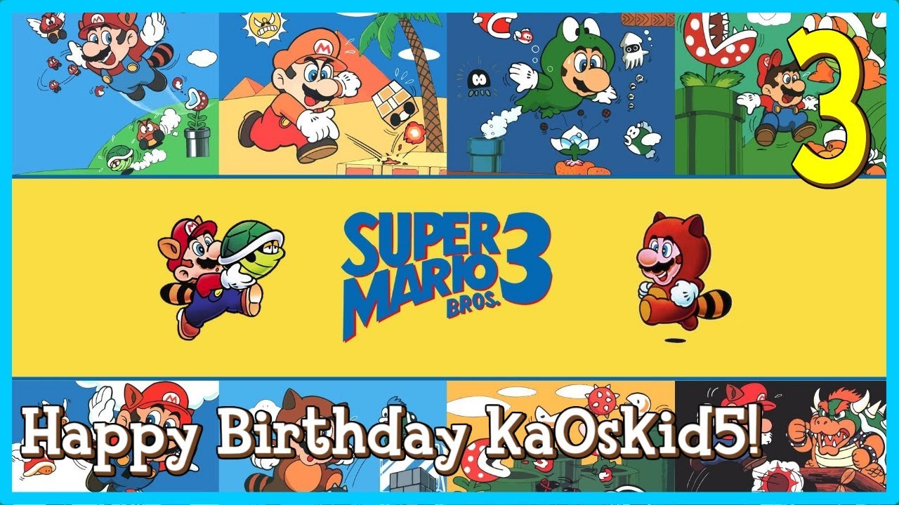 Super Mario Bros. 3 with Ka0skid5 - E3 - YouTube