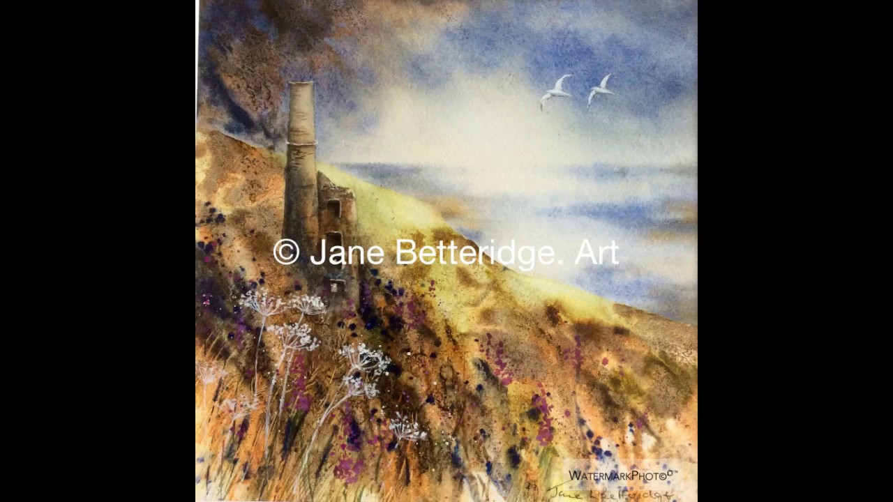 Jane Betteridge presents coastal scenes in watercolour. - YouTube