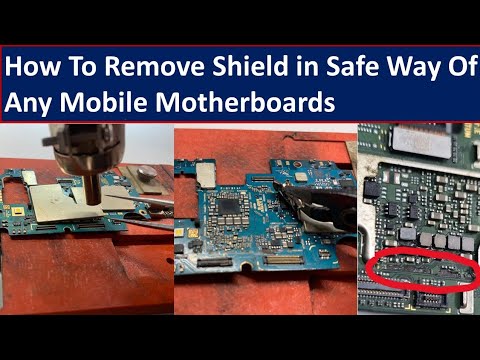 Remove Any Mobile Motherboard Shield in a Safe Way. ️ ️ ️ - YouTube