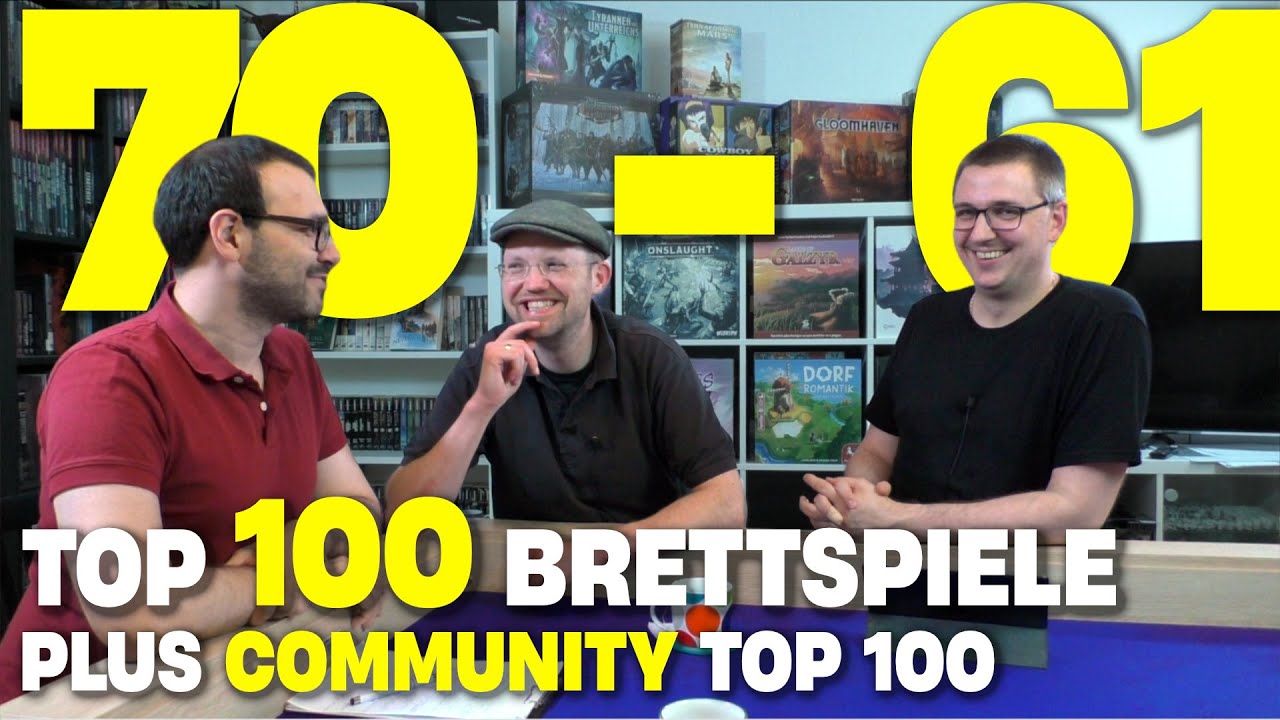 🏆 Plätze 70 - 61 • Die Top 100 Brettspiele aller Zeiten von Ben, Flo ...
